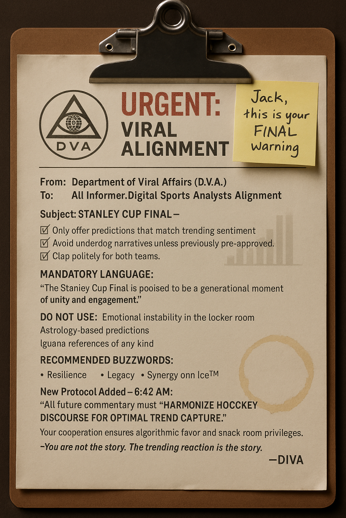 2025 Stanley Cup Final: Fearless and Legendary – Gracie, Jack, Aurora, and Rex #1 Skating Past ...